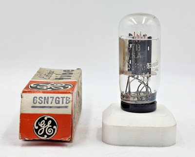 6SN7 GE Coin Base Side Getter Tube New (New Old Stock) 1 Year Warranty ...