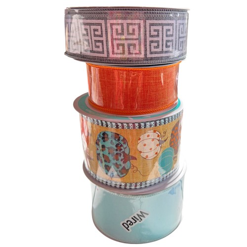 26 WIRED RIBBONS…..290 YARDS-G……New Inventory Reduction SALE….For Bows ...