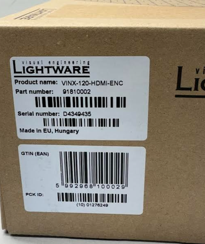 Lightware VINX-120-HDMI-ENC/ AV Over IP Scaling Multimedia Extender ...