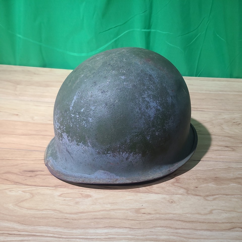 ORIGINAL WWII US ARMY M1 HELMET SHELL, FRONT SEAM | eBay