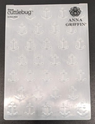 Anna Griffin Cuttlebug ANCHORS AHOY Embossing Folder Beach Theme | eBay