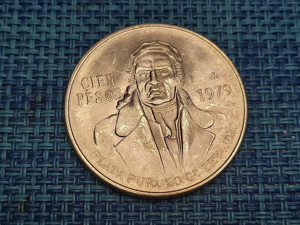 🇲🇽 Mexico 100 pesos 1979 Silver 0.720 KM-483.2 KM-483 Coin 031925-21 | eBay