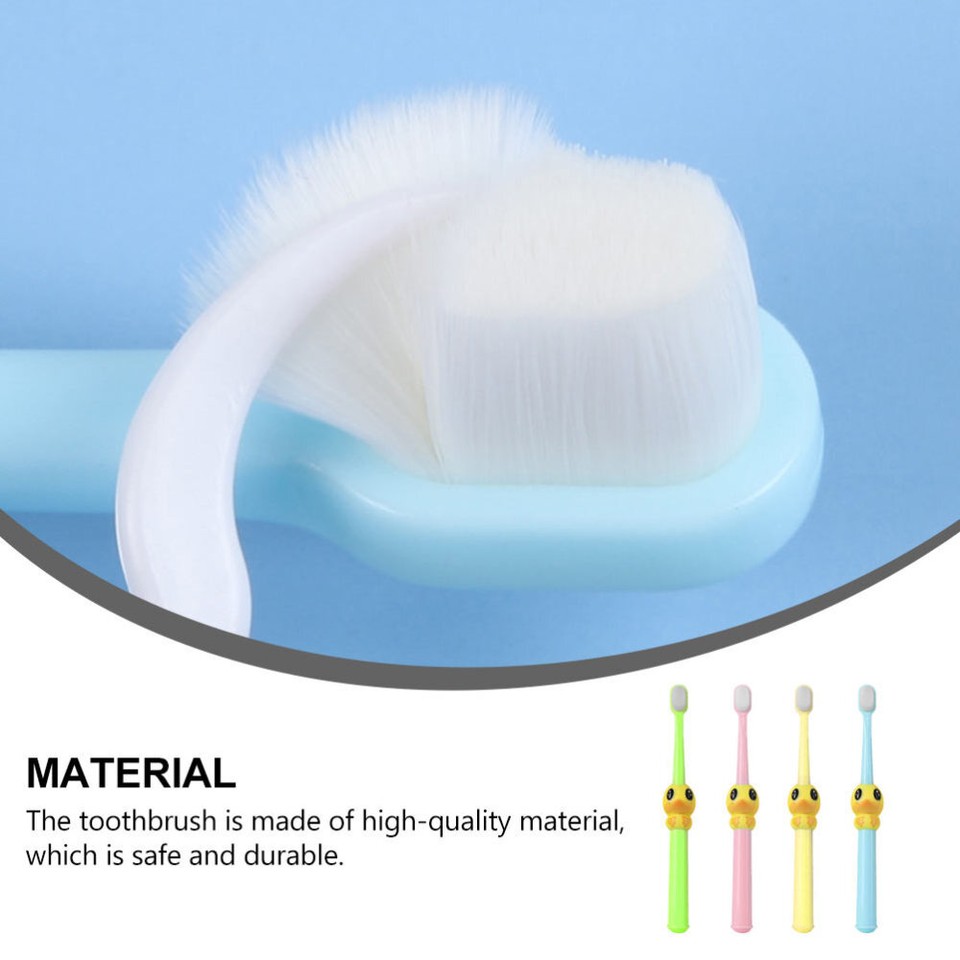 4 Pcs Kids U Cartoon Baby Toothbrush Toddler Toothbrushes Travel | eBay