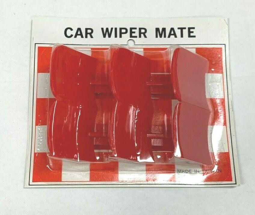 RED VINTAGE WINDSHIELD WIPER SPOILER AID STYLING TUNE UP CM-13 R | eBay