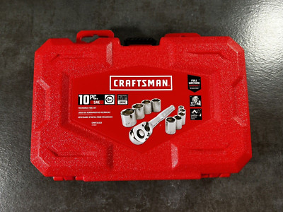 EMPTY CASE CRAFTSMAN 10 pc SAE 3/8 DRIVE RATCHET SOCKET CASE | eBay