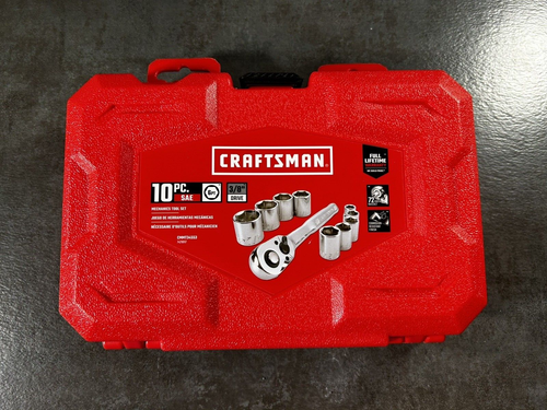 EMPTY CASE CRAFTSMAN 10 pc SAE 3/8 DRIVE RATCHET SOCKET CASE | eBay