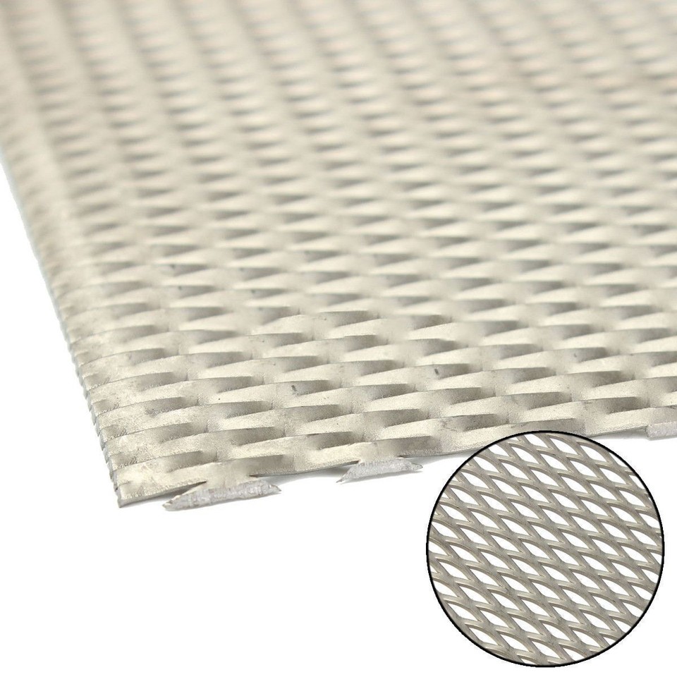 Metal Titanium Grade Mesh Perforated Diamond Holes Plate Expanded ...