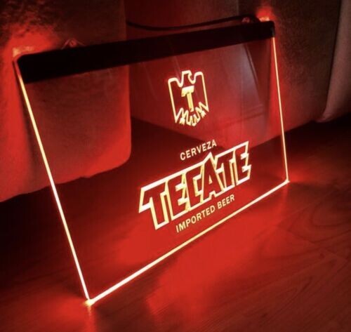TECATE Beer LED Neon Light Sign Illuminate your Shop Bar Pub Club home ...