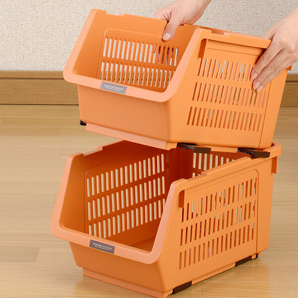 1 pcs Japanese Stackable Storage Bin Kitchen Pantry Organizers Food ...