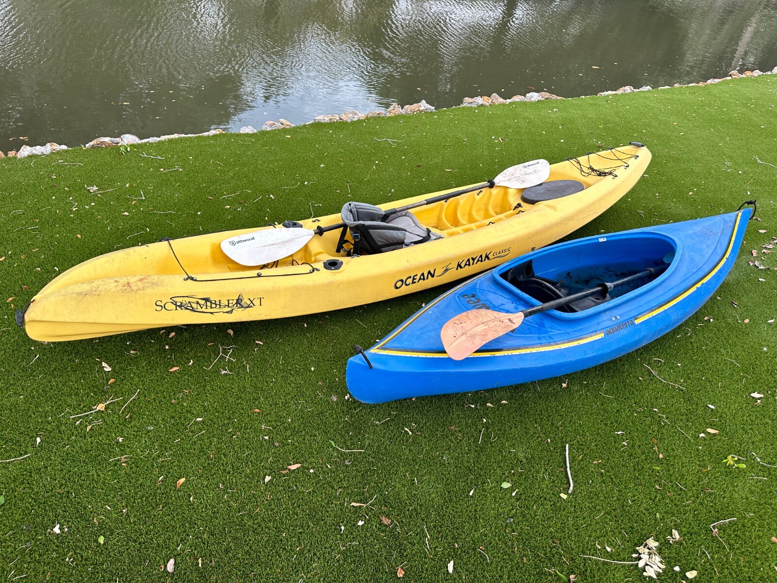 Aquaterra Sit in Kayak - Keowee 9'2" - Blue | eBay