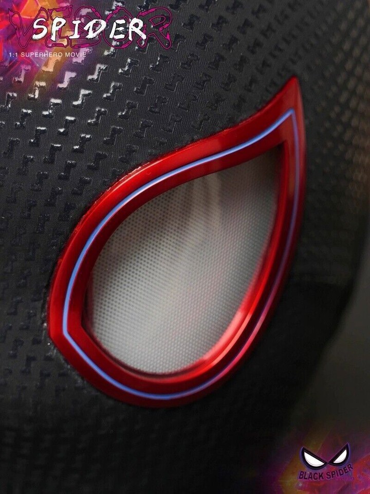 Spider-Man：Far From Home Miles Morales Electric Blinking Cos Mask ...