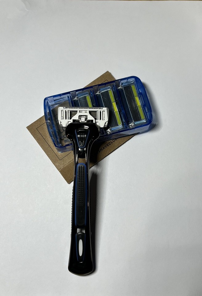 Dollar Shave Club Executive Razor Handle + 4 Cartridges Razor Refill ...
