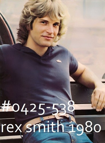 VINTAGE MALE PORTRAIT #0425-438 - rex smith 1980 -free shipping in usa ...