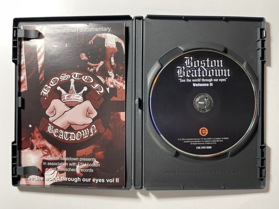 Boston Beatdown: Volume II 2 DVD LIKE NEW Boston Hardcore Scene ...