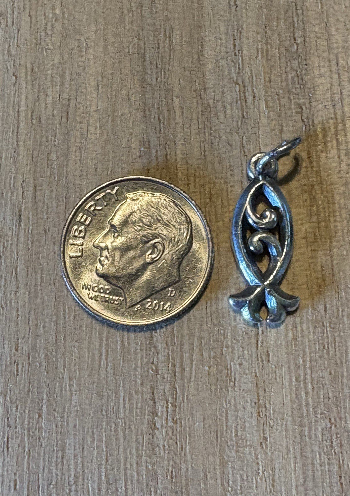 James Avery Scroll Ichthus Charm Jesus Fish Sterling … - Gem