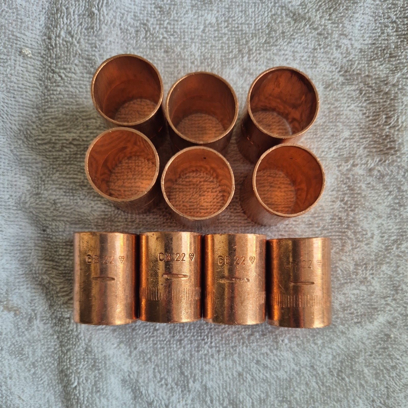 22mm Slip Couplings - End Feed None Stop - PACK OF 10 - FREE Next-Day ...