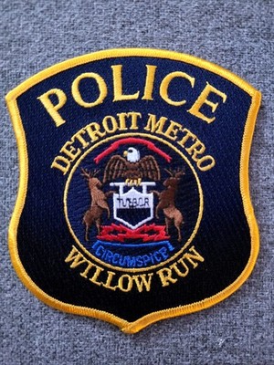 Detroit Metro Willow Run Police Department Patch | eBay