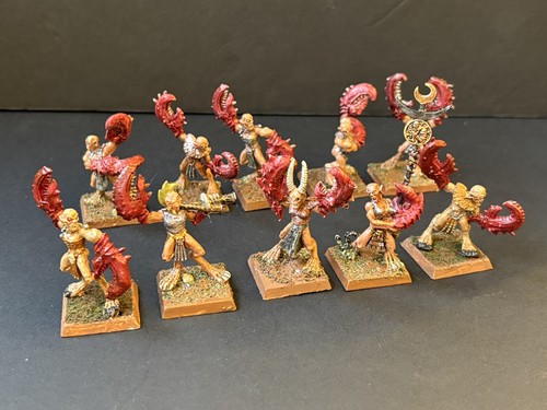 Warhammer Fantasy Chaos Daemons Daemonettes of Slaanesh x10 Metal 1994 ...