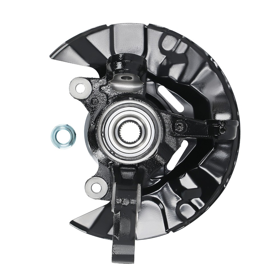 Front Left Steering Knuckle+Wheel Hub Bearing For Toyota Corolla ...