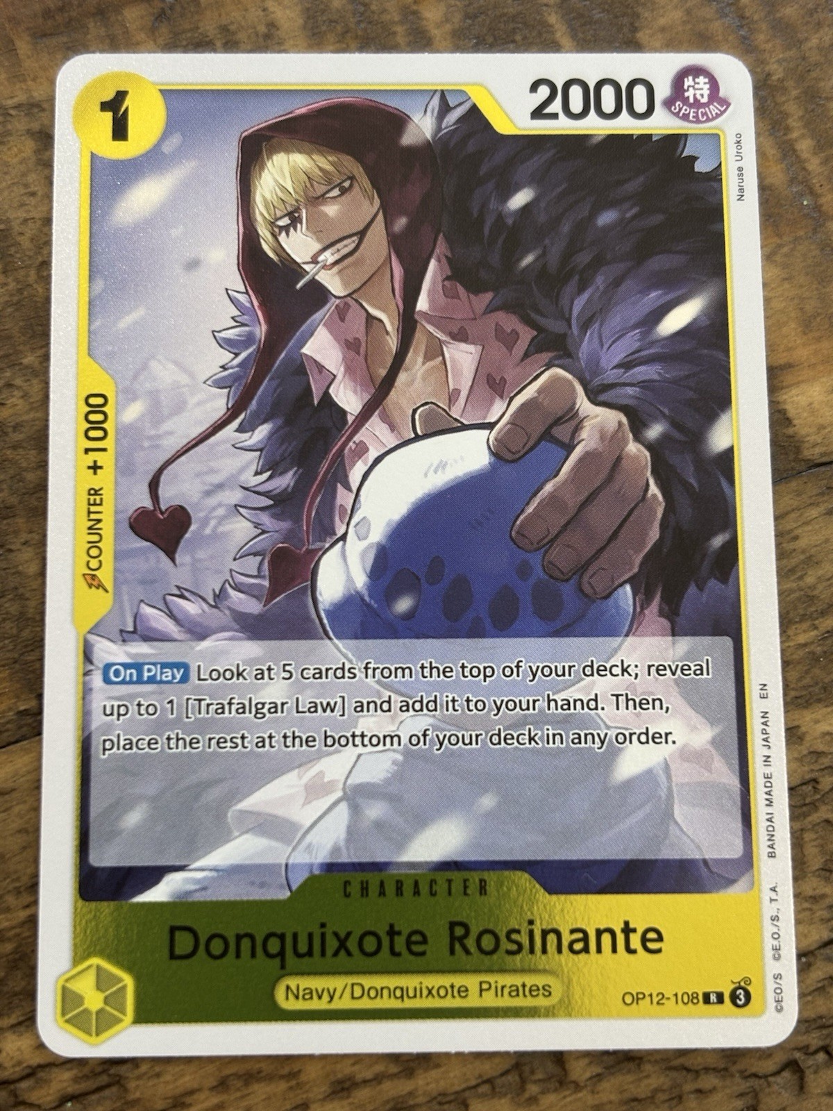 OP12-108 Donquixote Rosinante (R) Legacy of the Master One Piece CCG ...