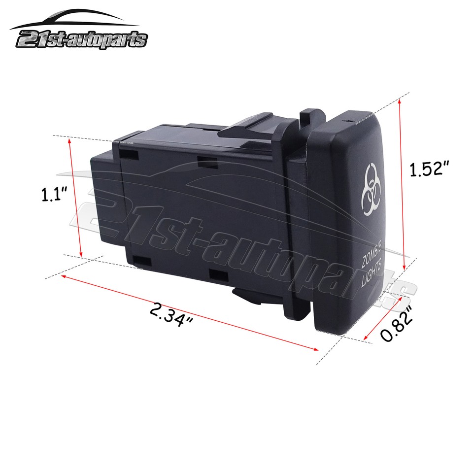 For Toyota FJ Cruiser Fortuner USB CHARGE FOG LIGHT SWITCH LED LIGHT ...