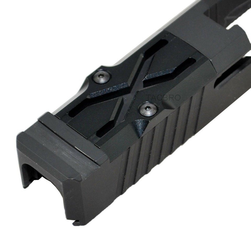 Black Anodized Aluminum Trijicon RMR Cover Plate for G17 G19 G26 Cut ...