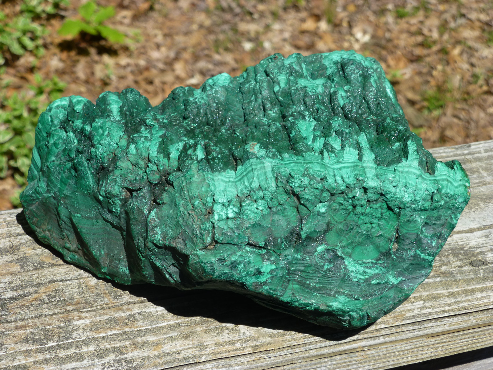 BIG Malachite rock stone specimen 15.2 lbs 9" Natural Untreated | eBay