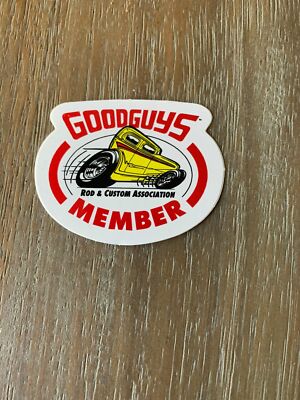 GOODGUYS MEMBER SMALL - Sticker / Decal | eBay
