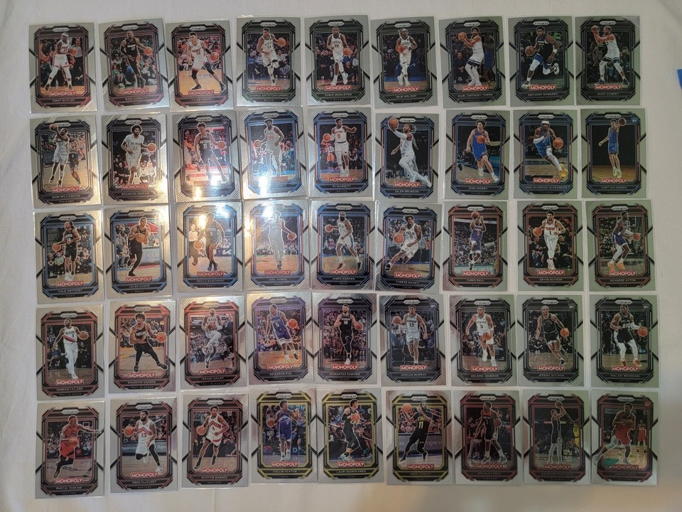 Opened Monopoly Prizm Board game w/ Complete Set of 108 Cards - No ...