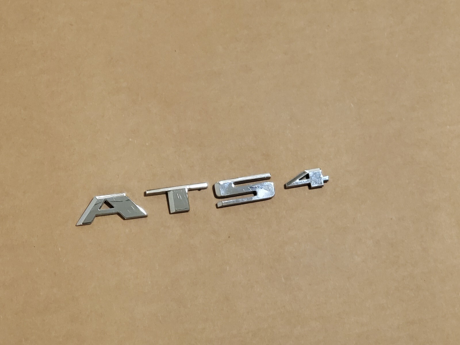 Cadillac ATS4 A T S 4 Trunk Letter Chrome Set Decal Emblem Badge 2013 ...
