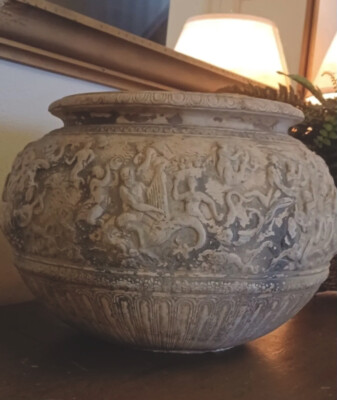 Antique Italian Dini e Cellai Signa Jardinière Planter Bas-Relief ...