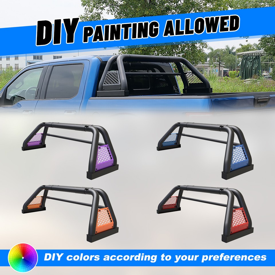 Adjustable Truck Chase Rack Bed Bar Roll Sport Bar For 2001-2025 Nissan ...