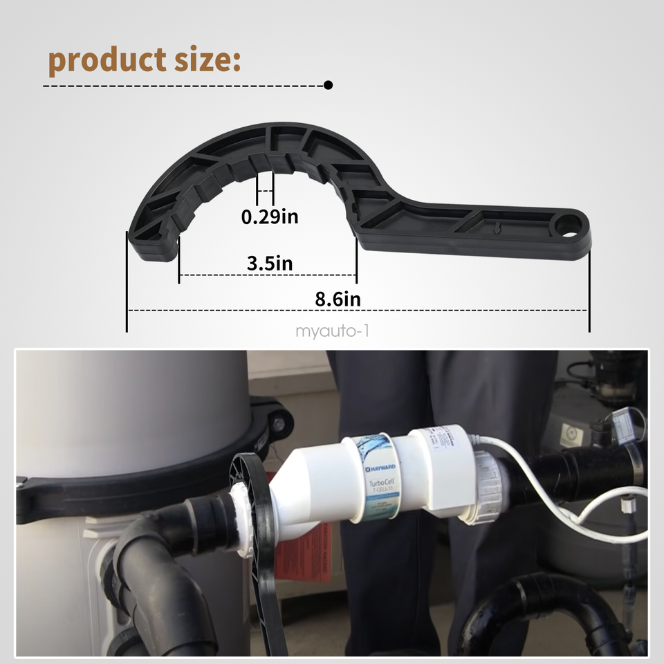 For Hayward Turbo Cell wrench Fits Hayward GLX-Cell 2″ Union, 15 PADS ...