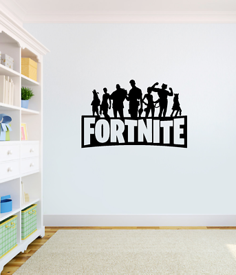 FORTNITE Wall Art Sticker Game High Quality Bedroom Decal New ...
