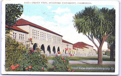 Postcard CA Front View Stanford University Hand Colored c.1920's K5 | eBay