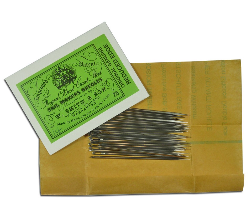 Wm Smith and Son No 14 Steel Sailmakers Needles 25pk Sail Survival Kit ...