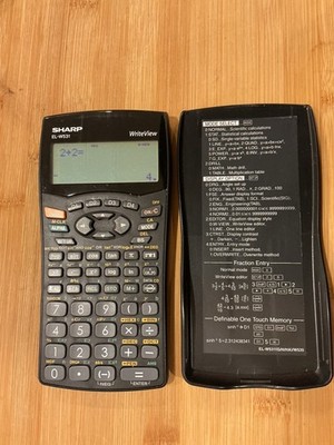 Sharp EL-W531 WriteView Scientific Calculator & Cover - School GCSE ...