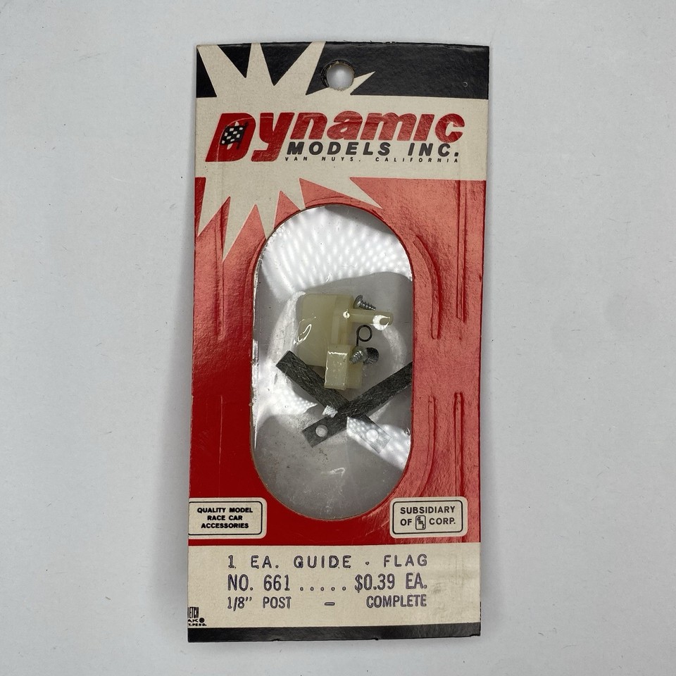 Dynamic 661 Model 1/8" Post Slot Car Guide Flag Kit - NEW | eBay
