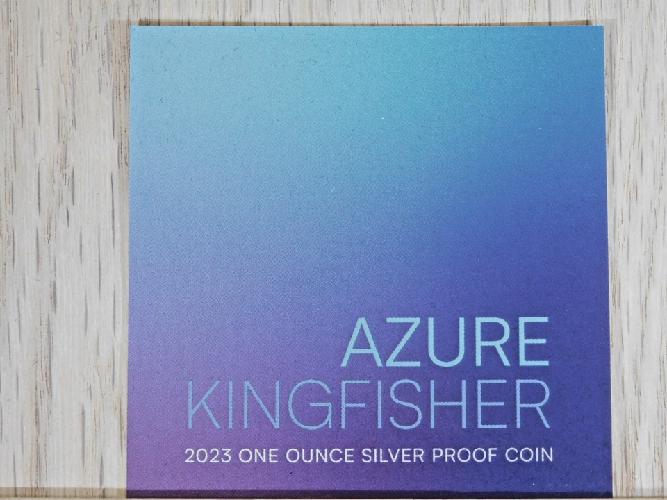 Niue 2023 Azure Kingfisher Australia Bird $1 1 Troy Oz Pure Silver ...