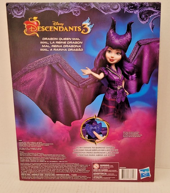Descendants 3 DRAGON QUEEN MAL Fashion Doll Winged 2018 | eBay