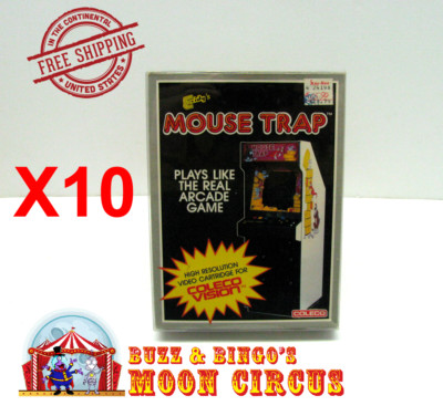 10X COLECOVISION CIB GAME BOX - CLEAR PROTECTIVE BOX PROTECTORS SLEEVE ...