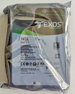 Seagate Exos X16 14tb sata drive 7200 RPM 256MB Enterprise HDD ...