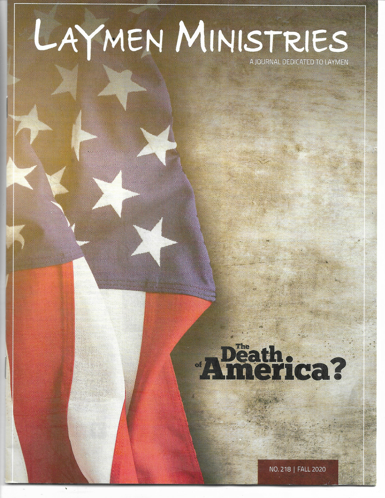 LAYMEN MINISTRIES: THE DEATH OF AMERICA? FALL 2020 | eBay
