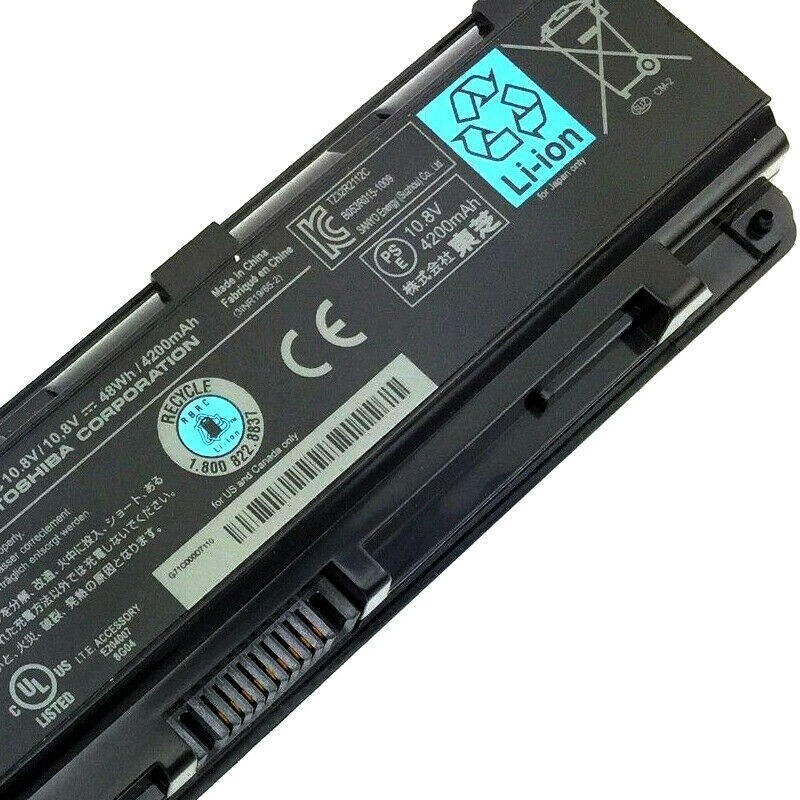 Genuine OEM PA5024U-1BRS Battery For Toshiba Satellite C850 PABAS260 ...