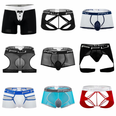 PPU Underwear Fashion Boxer Briefs Trunks for Men | eBay