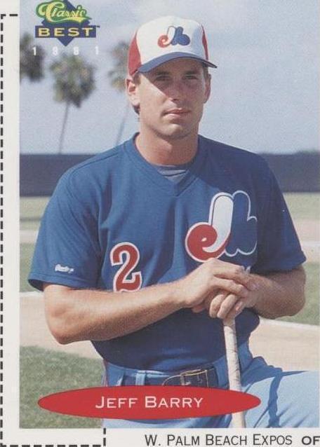 1991 Classic Best Minor League - Jeff Barry #365 (RC) for sale online ...