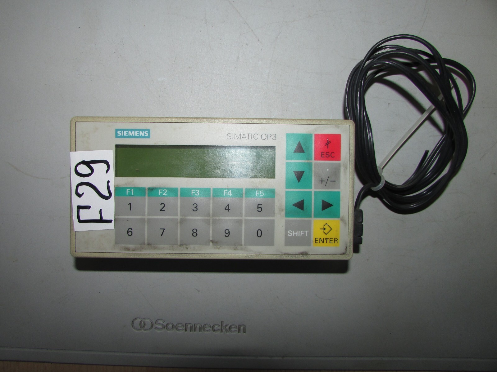 SIEMENS SIMATIC OP3 6AV 3503-1DB10 F-N K 2203047 DC 24 V RS 232 MPI/PPI ...