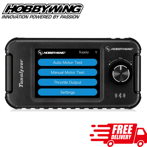 Hobbywing Tunalyzer Brushless Motor RC Car Tool RPM KV Current Timing ...