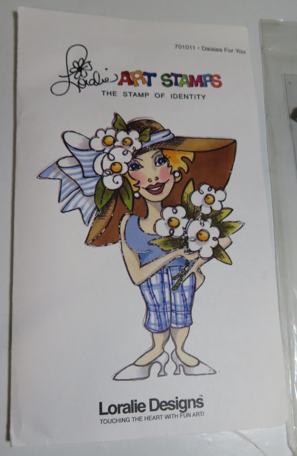 Loralie Art Stamp 701011 Daisies For You 4" x 6" Cling Rubber Sheet ...