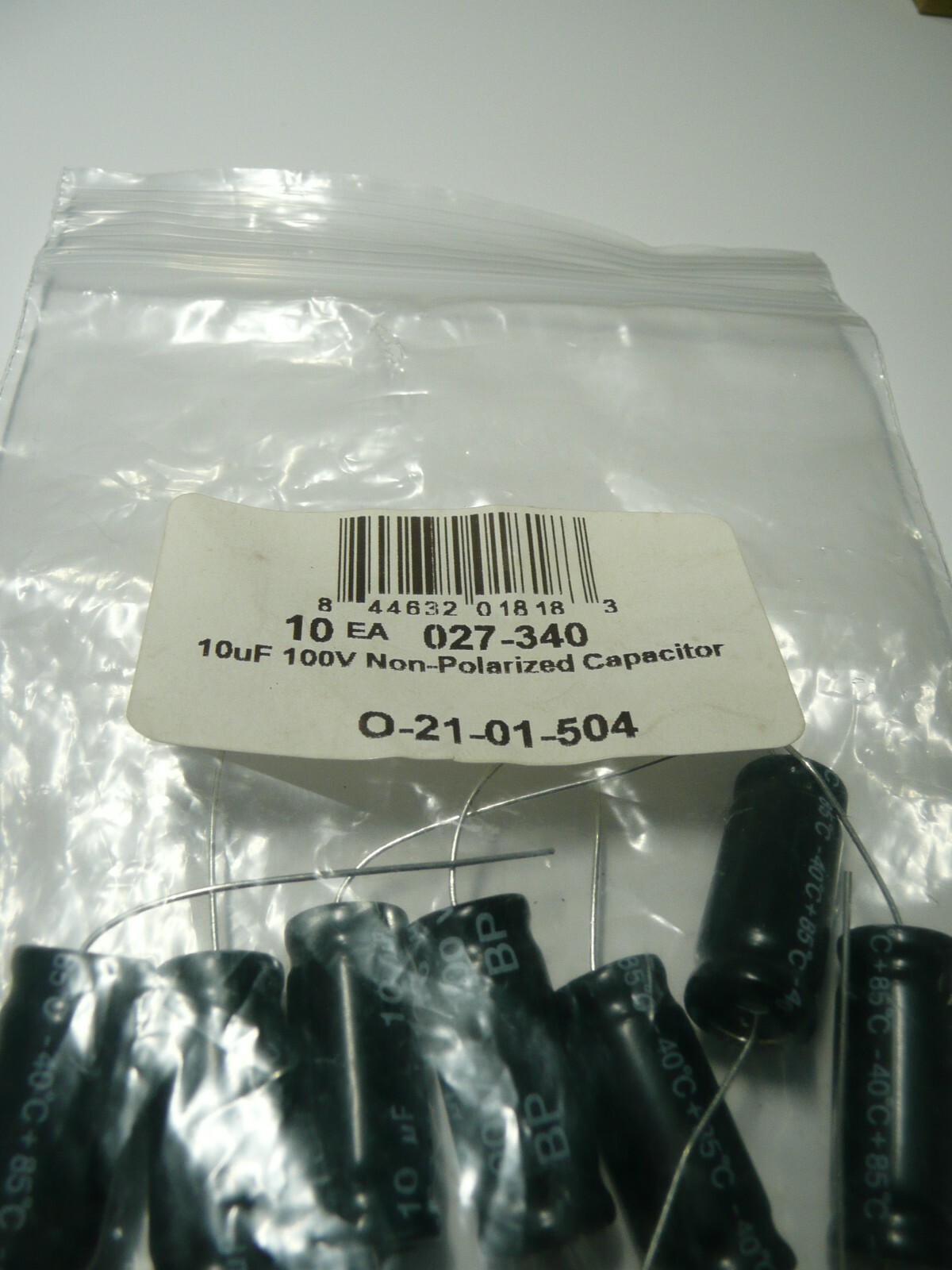 10uF 100V Non-Polarized Capacitor Lot Of 10 | eBay